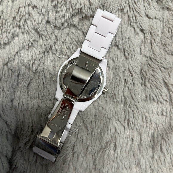 Fossil | Accessories | Fossil White Sparkly Watch | Poshmark